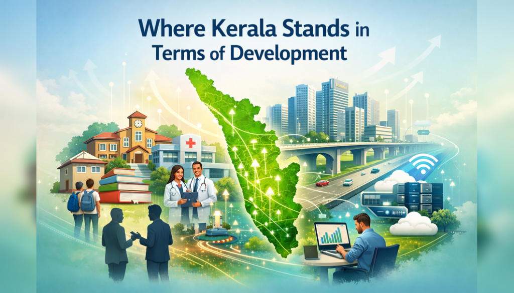 Where Kerala stands in terms of development kerala